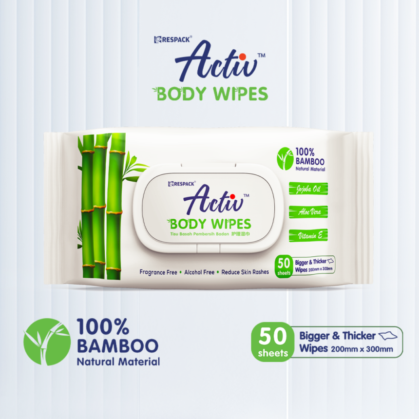Activ™ Body Wipes (50pcs/1 pack) – PackXpress by RESPACK