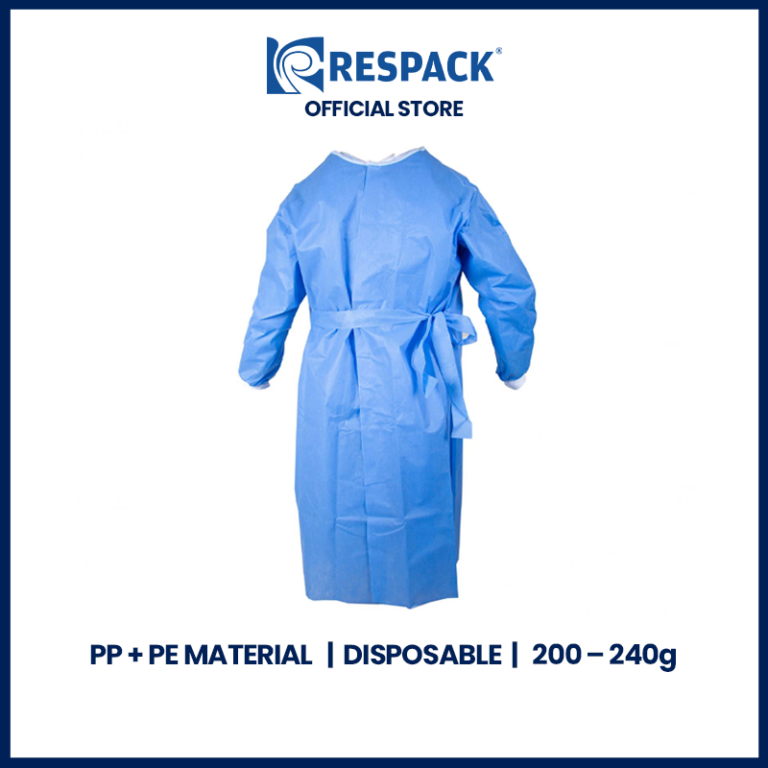 Blue Disposable Protective Gown (PPE) - PackXpress by RESPACK