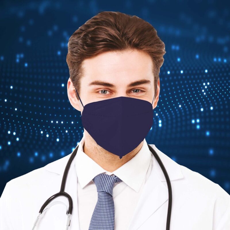 KN95 Respirator Protective Face Mask – Cobalt Blue – PackXpress by RESPACK