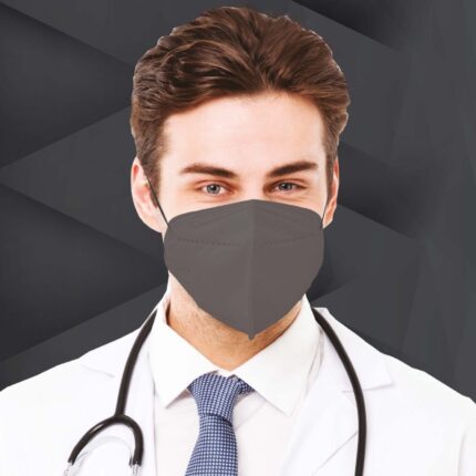 KN95 Respirator Protective Face Mask – Steel Grey – PackXpress by RESPACK