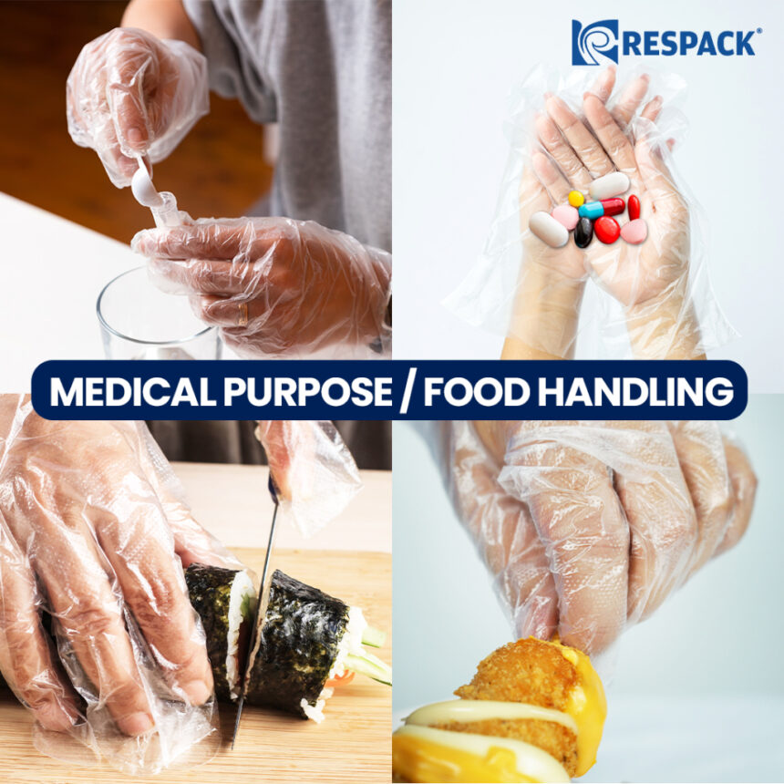 Thermoplastic Elastomer (TPE) Disposable Gloves – Clear – PackXpress by ...