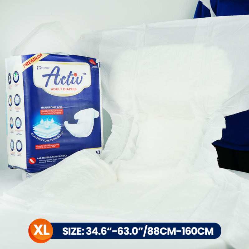 Activ™ PREMIUM Adult Diapers (XL) - PackXpress by RESPACK