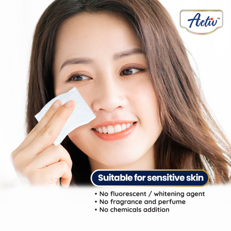 [BUY 5 AT RM30] Activ™ Facial Cotton Pad – PackXpress by RESPACK